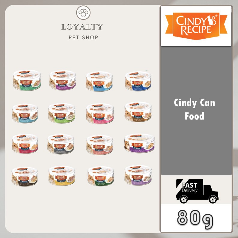Cindy’s Recipe Original Cat Can Wet Food 80G | Shopee Malaysia