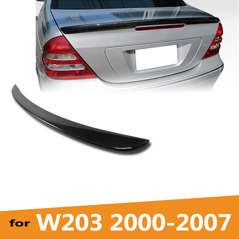 W203 Carbon Fiber/FRP Rear Wing Lip Spoiler for Mercedes-Benz C-class ...