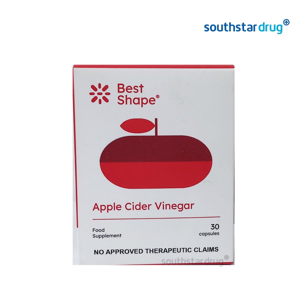 Best Shape Apple Cider Vinegar Capsule - 30s | Shopee Malaysia