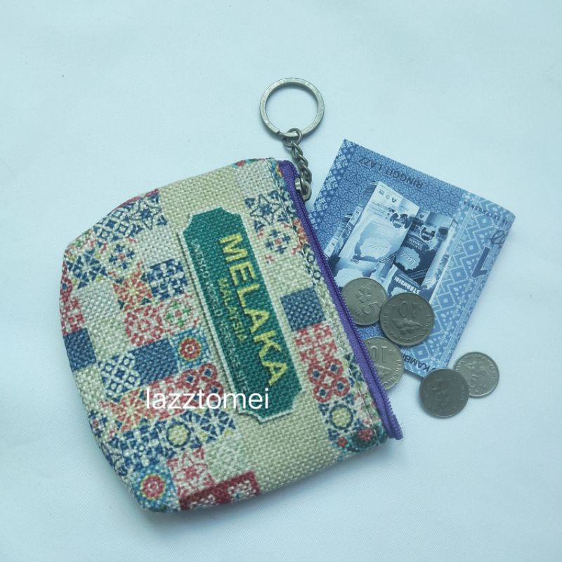 Multipurpose Canvas Coin Purse Malacca Beg Dompet Melaka kanvas 3 Size ...