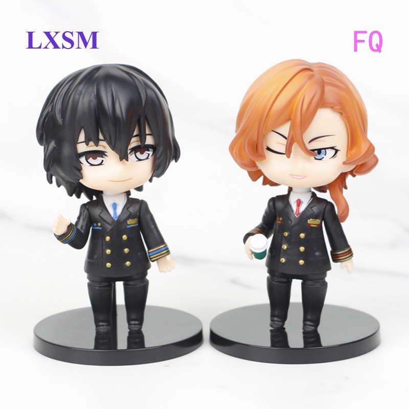 FQ 6pcs Bungo Stray Dogs Nakahara Chuya Dazai Osamu Ryunosuke Akutagawa ...