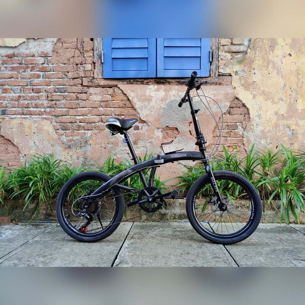 Basikal Elektrik Folding Bike Shimano 20 inch Lipat | Shopee Malaysia