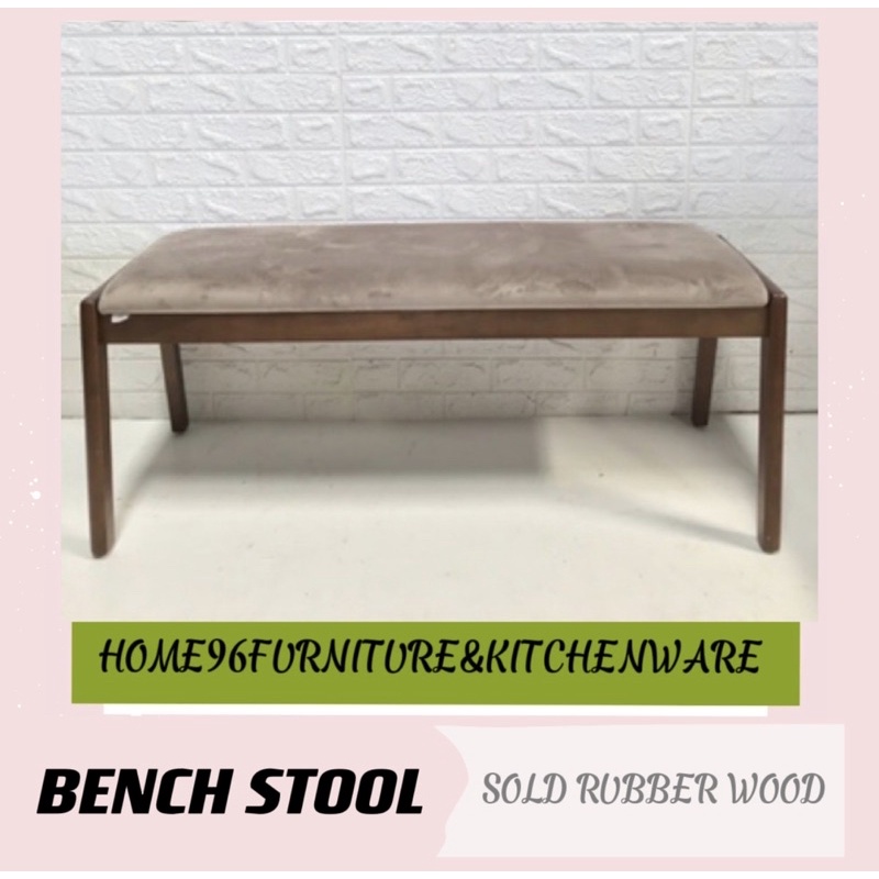 🔥TOP SELLING🔥HOME96 BENCH STOOL /Solid Wood / Kerusi Bench Kayu Solid ...