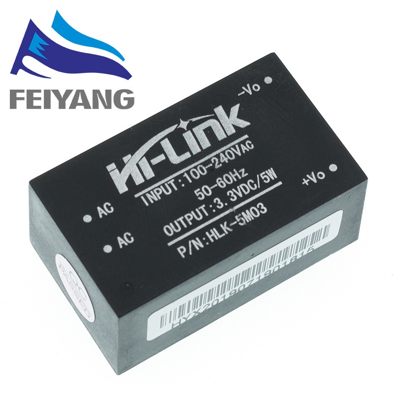 HLK-5M05 HLK-5M03 HLK-5M12 5W AC-DC 220V to 12V/5V/3.3V Buck Step Down ...