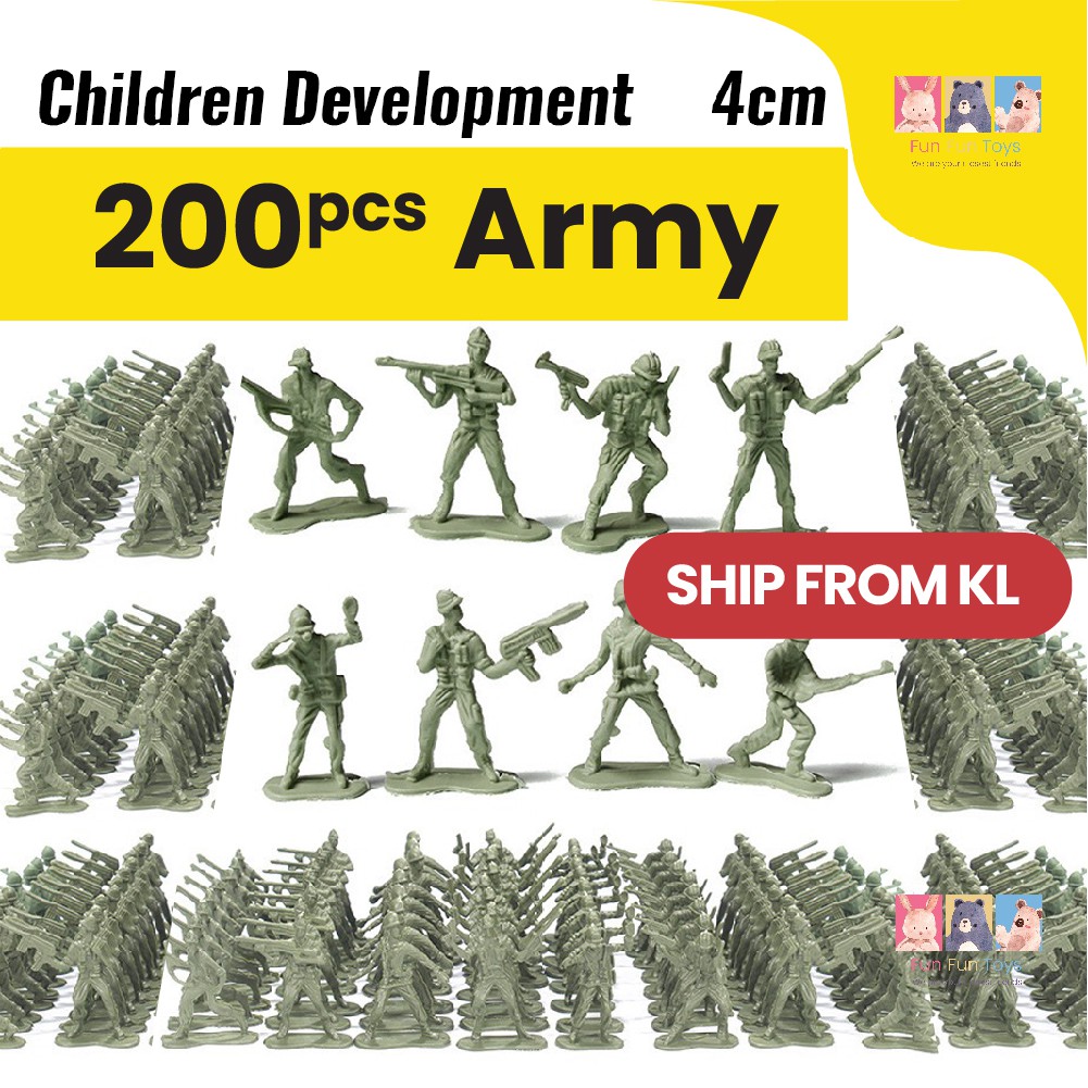 200pcs army toys all man soldiers military figure action army bomb ...