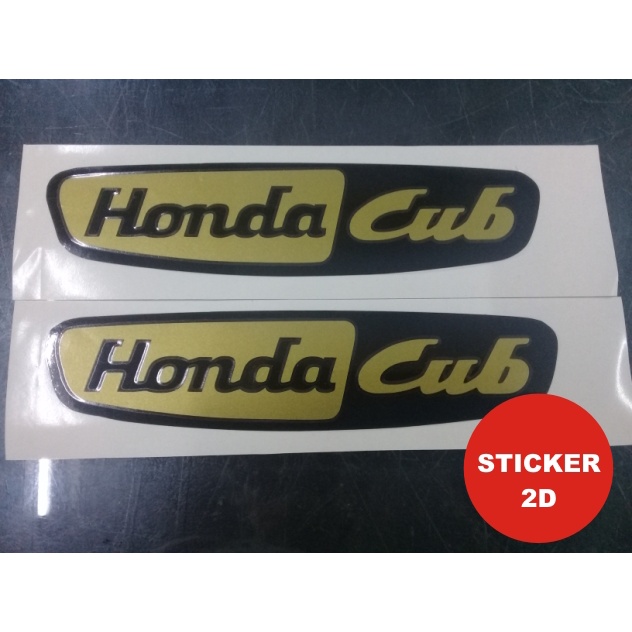 20230827-1230 STICKER 2D HONDA CUB TANK Body Sticker / Stripe / STIKER ...