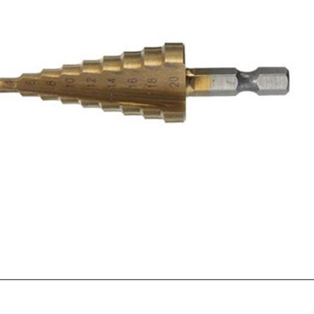 Pyramid Iron drill Bit Pagoda Step cone Step drill Size 4-20mm | Shopee ...