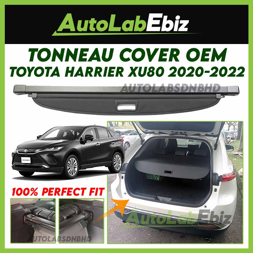 Toyota Harrier XU80 2020 - 2023 Leather Retractable Tonneau Trunk Cover ...