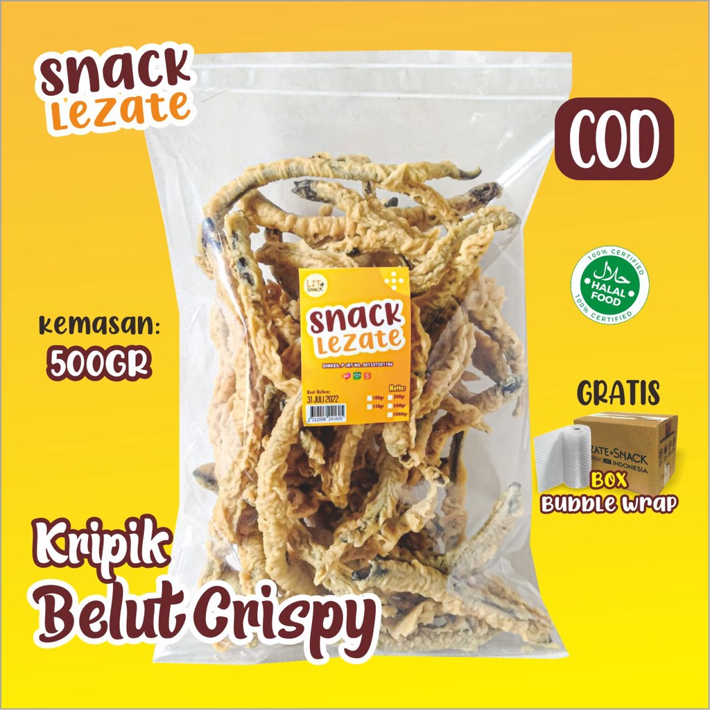 Crispy Eel 500gr Kiloan Delicious Crispy / Jogja Eel Chips 1/2 kg / Eel ...