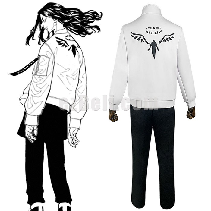 Ezbeli Walhalla Bomber Jacket Tokyo Revengers Keisuke Baji Team ...