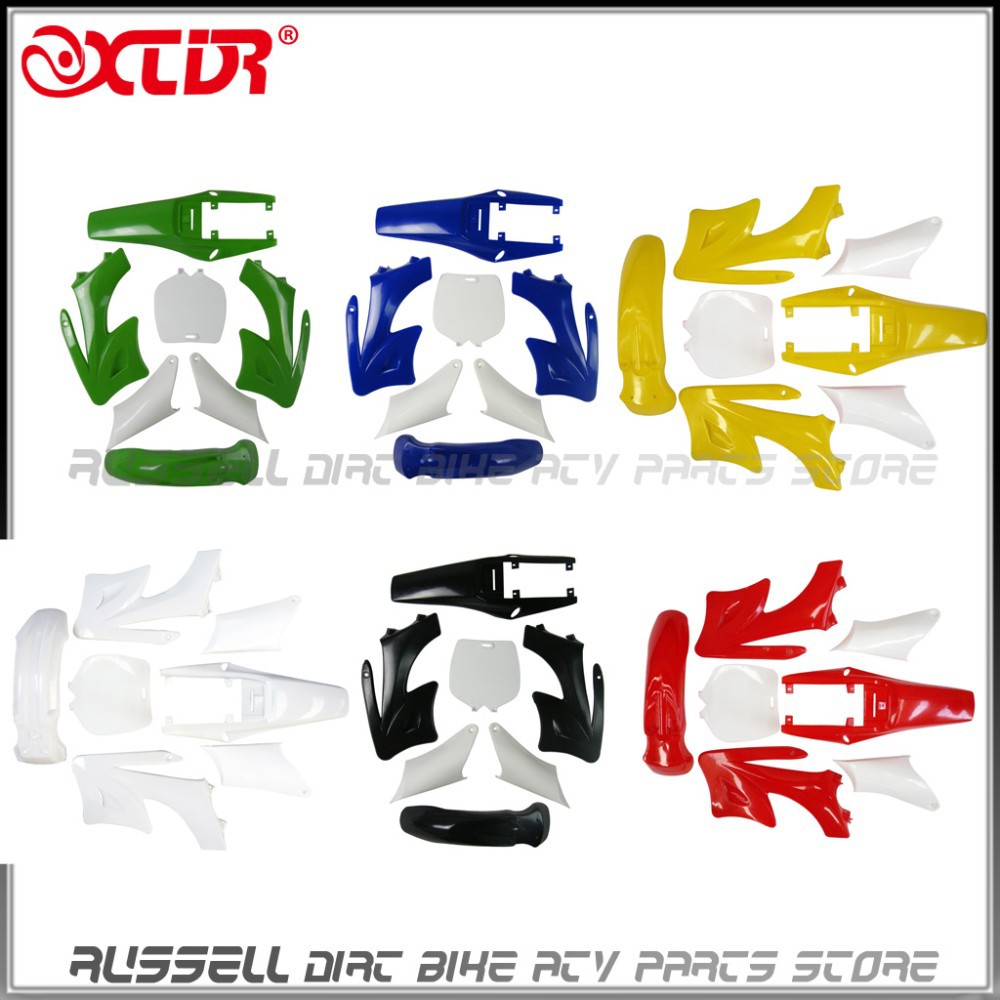 Small Apollo MINI MOTO Kids DIRT BIKE PLASTIC Fenders FAIRING SET KIT 2 ...
