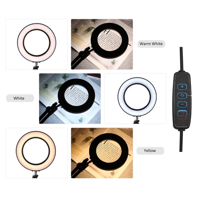 8X Magnifying Glass With LED Light (With Clamp) / Light Magnifier ...