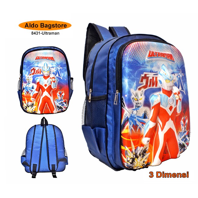 Ultraman Character 3d Boys Backpack 8431 | Shopee Malaysia