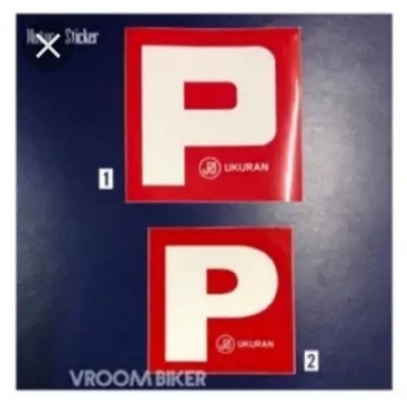 Sticker Lesen memandu Kereta Motor Sticker lesen P atau L | Shopee Malaysia