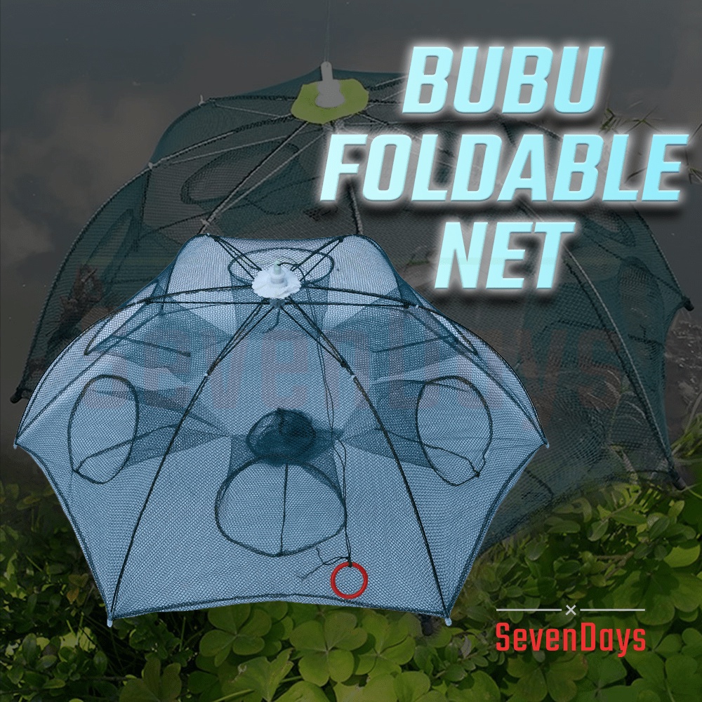 Bubu Foldable Fishing Net 4/6/8/12 Jala Jaring Ikan Moden Pancing ...