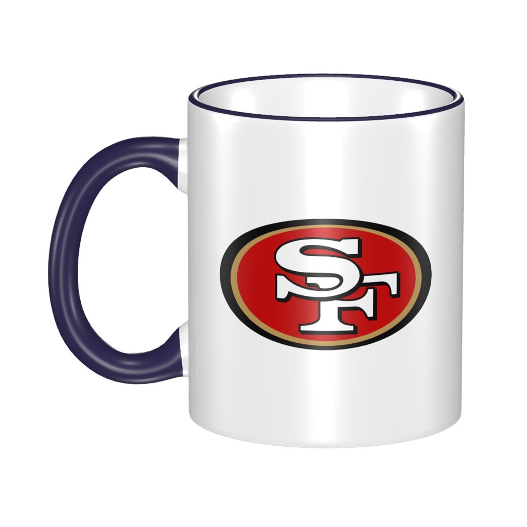 San Francisco 49ers Logo NFL Mug Creative Coffee Cup Couple Cup Simple ...