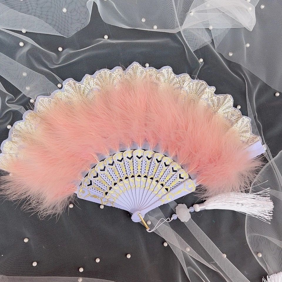 Hma Japanese lolita Retro Black White Lace lolita Folding Fan Fan Tea ...