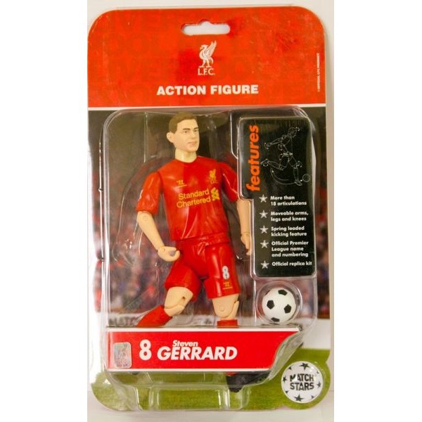 [SALE] Liverpool Legend Steven Gerrard Football Action Figure OFFICIAL ...