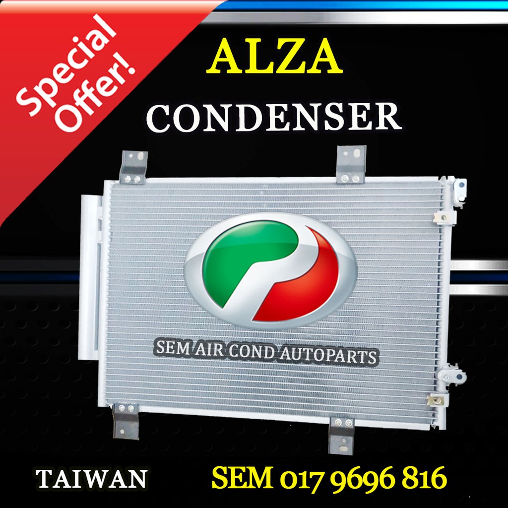 PERODUA ALZA 2009 OEM TAIWAN NEW CONDENSER/ KONDENSER (CAR AIRCOND ...