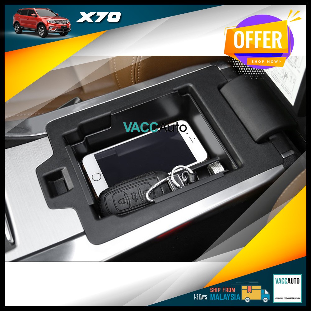 Proton X70 Center Storage Box Coin Box Armrest Box Storage Center ...