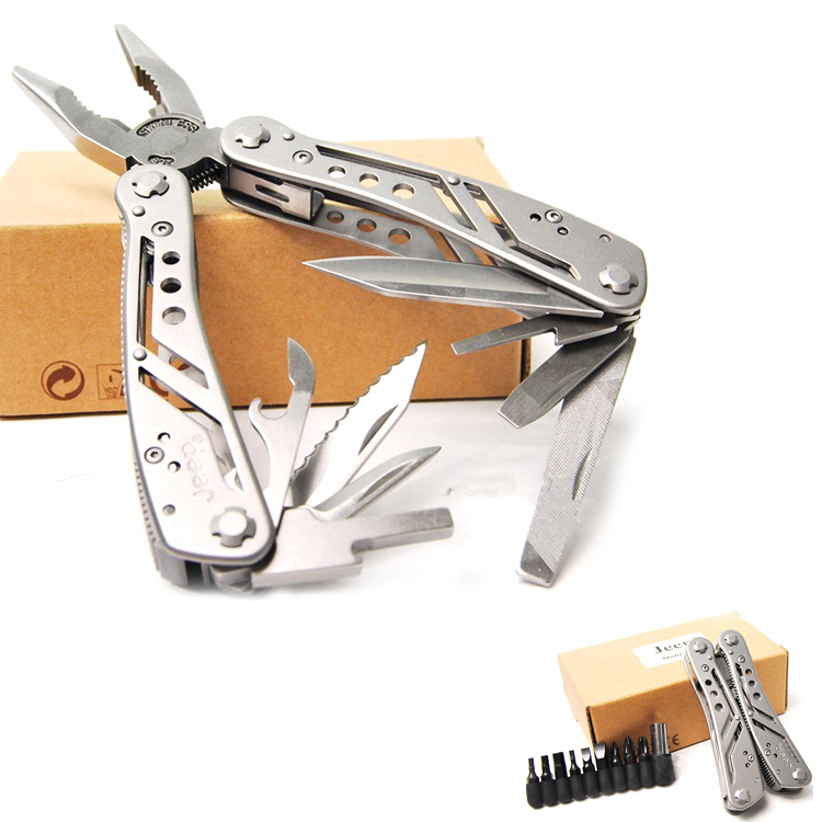Stainless Steel Ultimate Jeep Multi Purpose Tool Set with 20 functions ...
