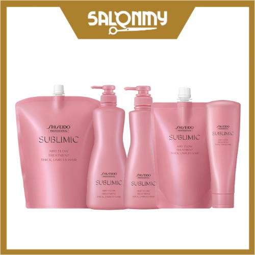 Shiseido SMC (Sublimic) Airy Flow Treatment (Thick, Unruly Hair) 250g/450g/500g/1000g/1800g ...