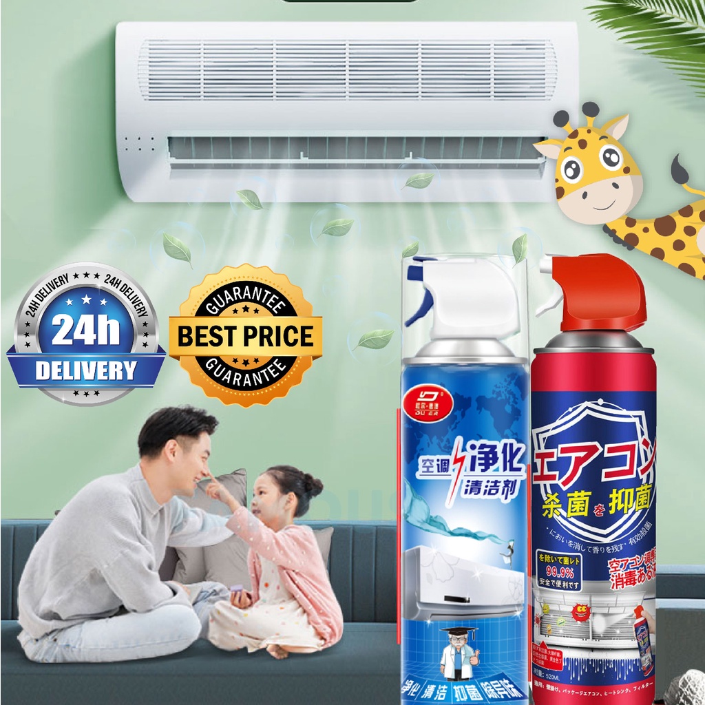 Aircond Cleaner Spray Air Conditioner Coil Cleaning Washing Cover ...