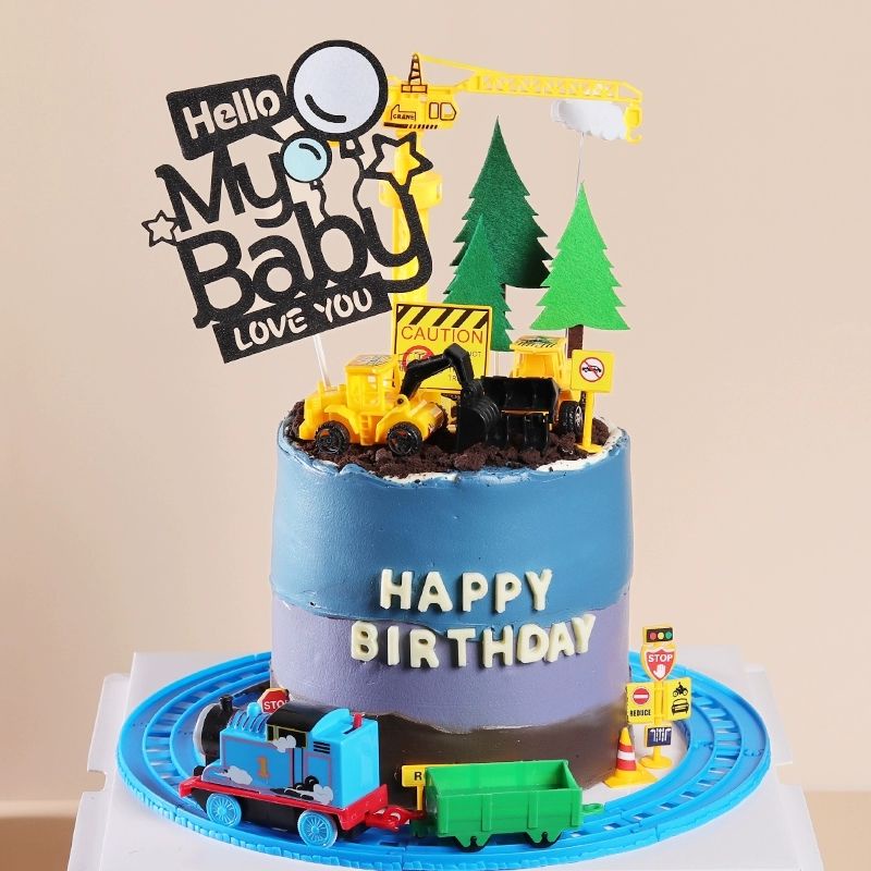 [READY STOCK] Moving Train Cake Topper Decoration | Shopee Malaysia