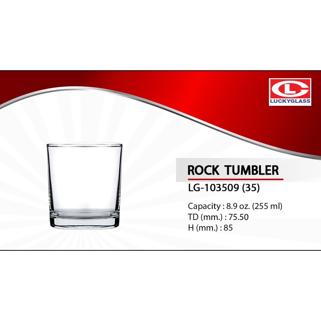 Thailand Lucky Glass Vintage Tumbler Rock Tumbler LG35 Rock Glass Candle Glass lilin 蜡烛杯 玻璃杯 ...