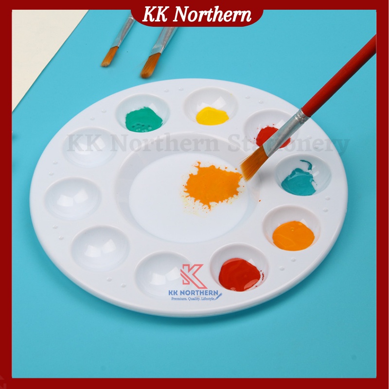 Watercolor Palette Water Colour Plate Bekas Warna Air Pingan ...