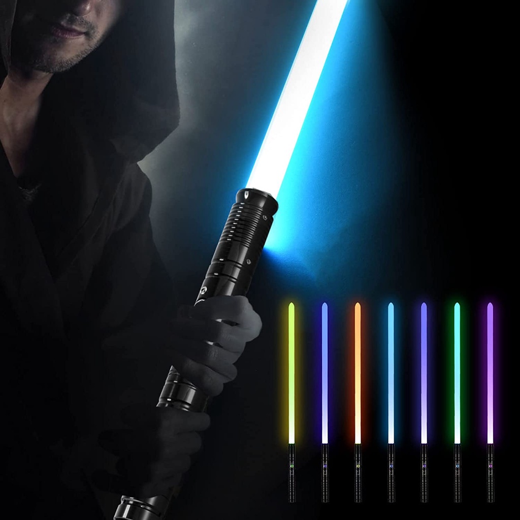 Jedi LED Light Saber Force RGB Seven Color Lights Rechargeable ...