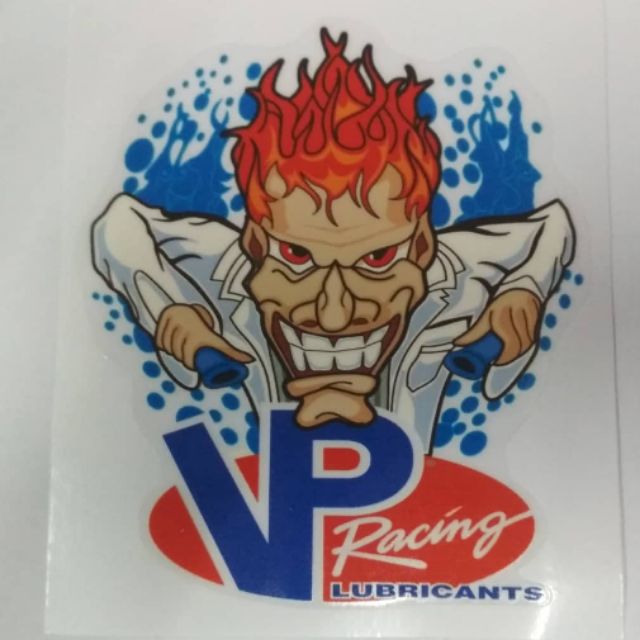 VP Racing Mad Scientist Sticker Decal Untuk Motorsikal Dan Kereta ...