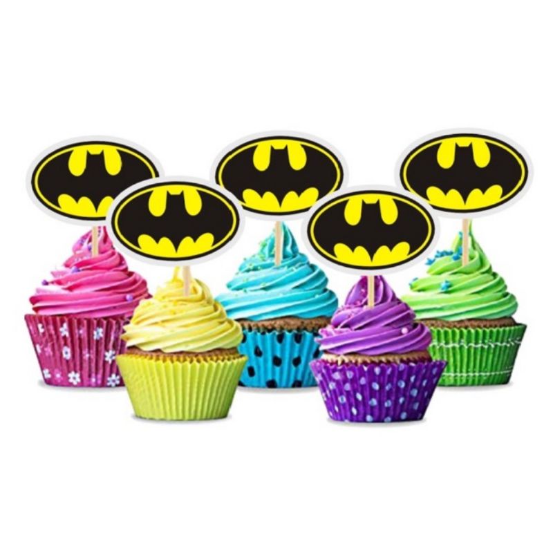 Batman cupcake topper | Shopee Malaysia