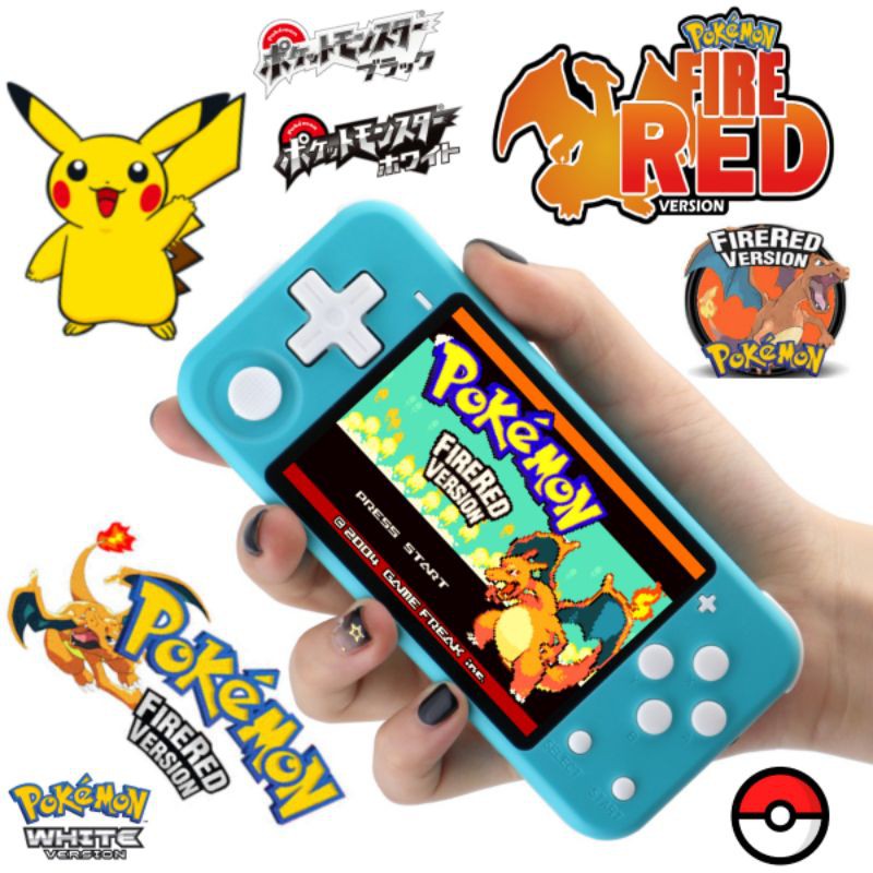 Powkiddy q90 console games Pokemon retro handheld console emulator ...