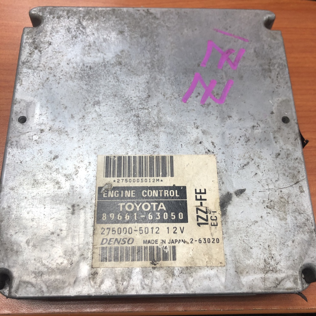 ENGINE ECU ( COMPUTER BOX – ORIGINAL JAPAN TOYOTA) 1ZZ-FE 89661-63050 ...