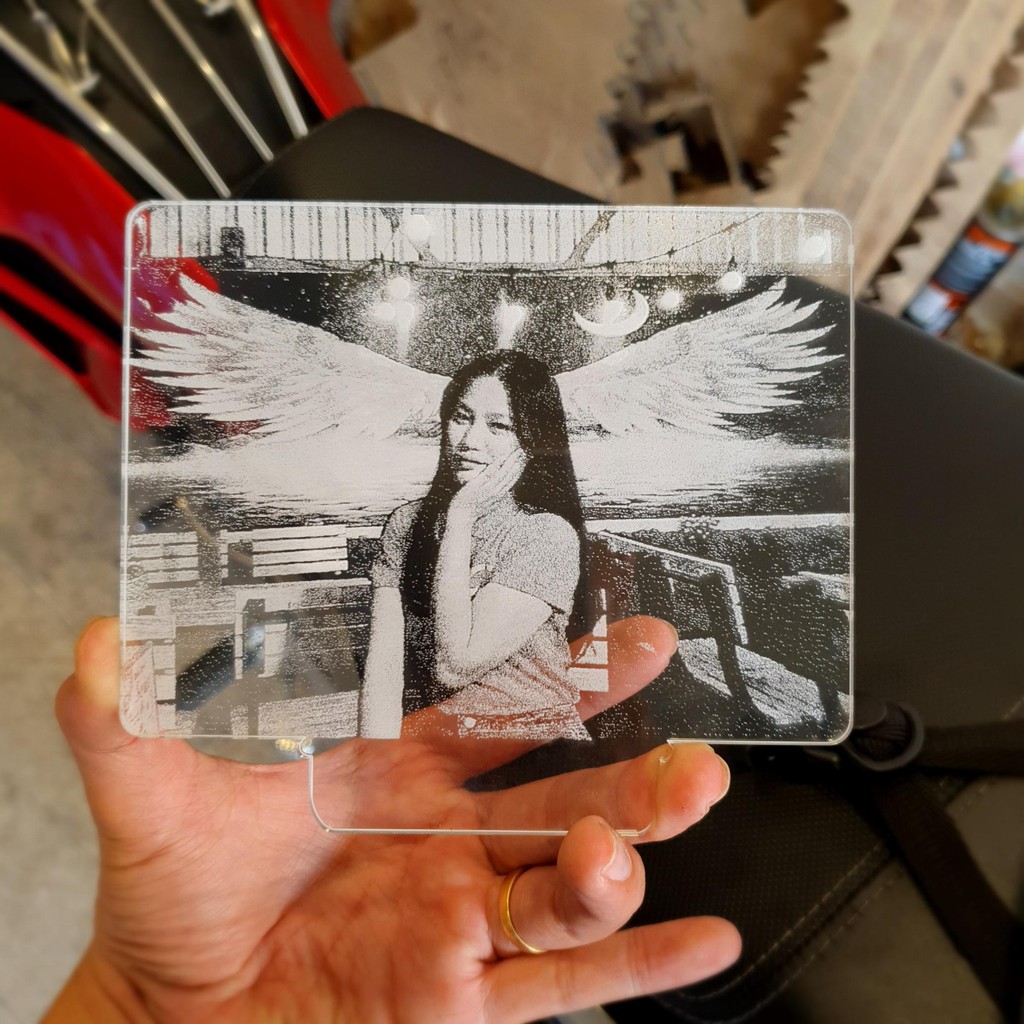 3d Mica Lamp Frame, Mica Frame Decorated Image On Request - (Without ...