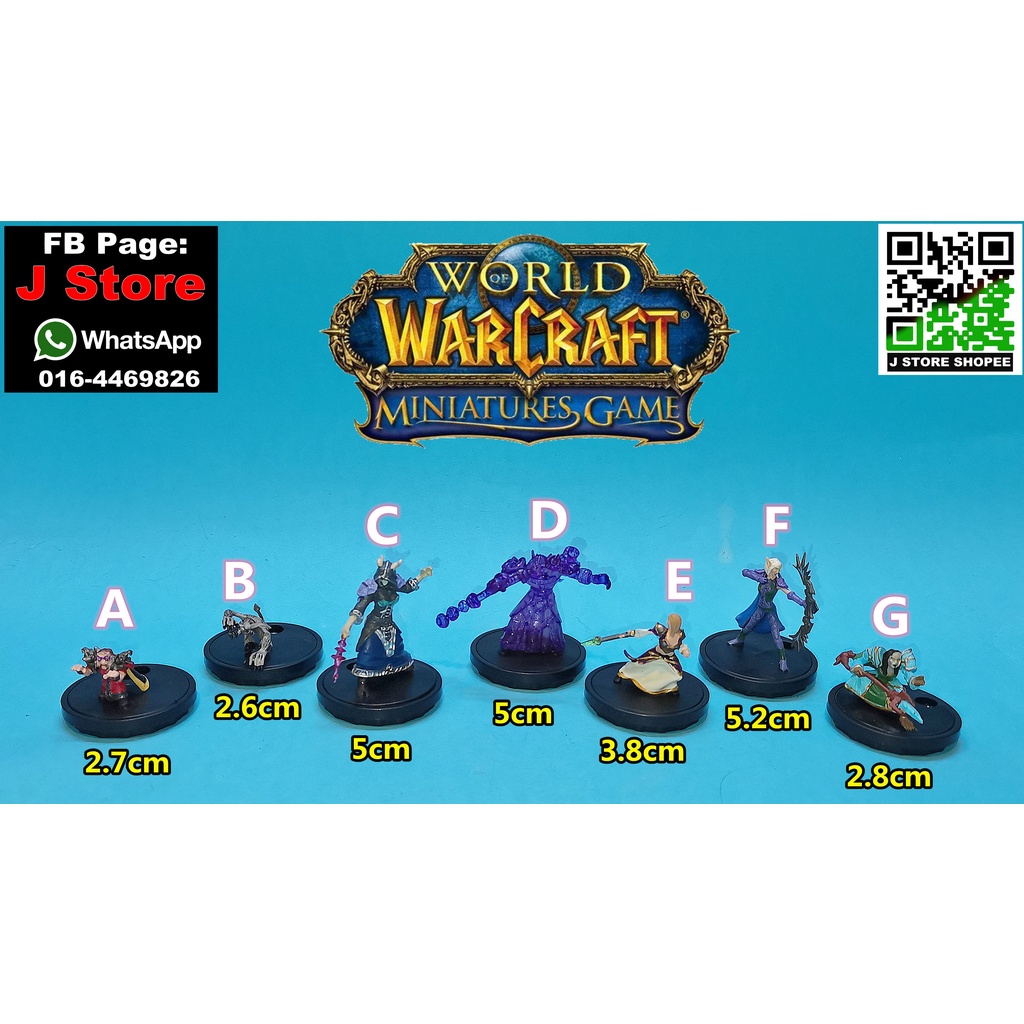 World of Warcraft miniatures game figure collection ( J Store ...