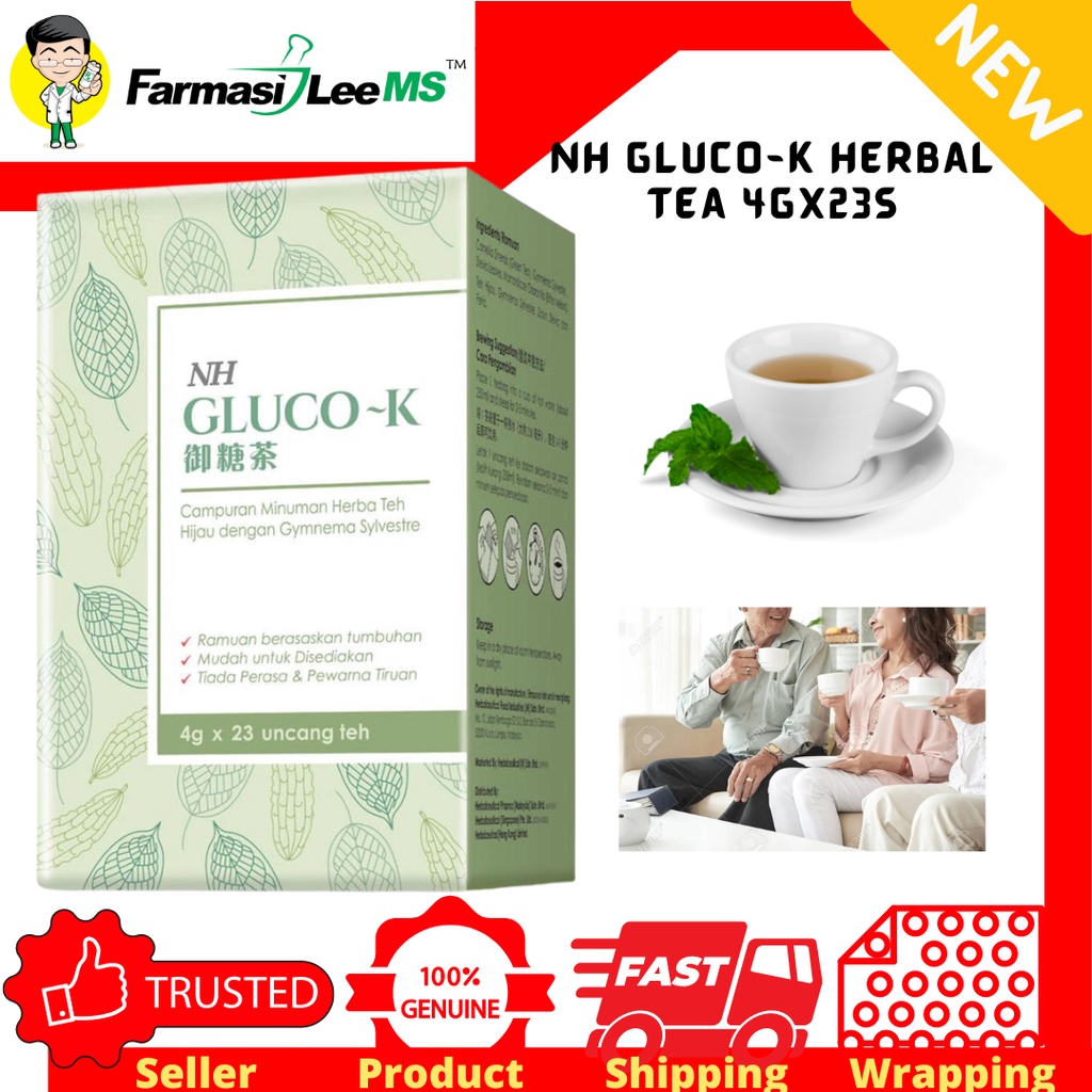 NH Gluco-K Herbal Tea 4gX23s (EXP 12/2024) | Shopee Malaysia