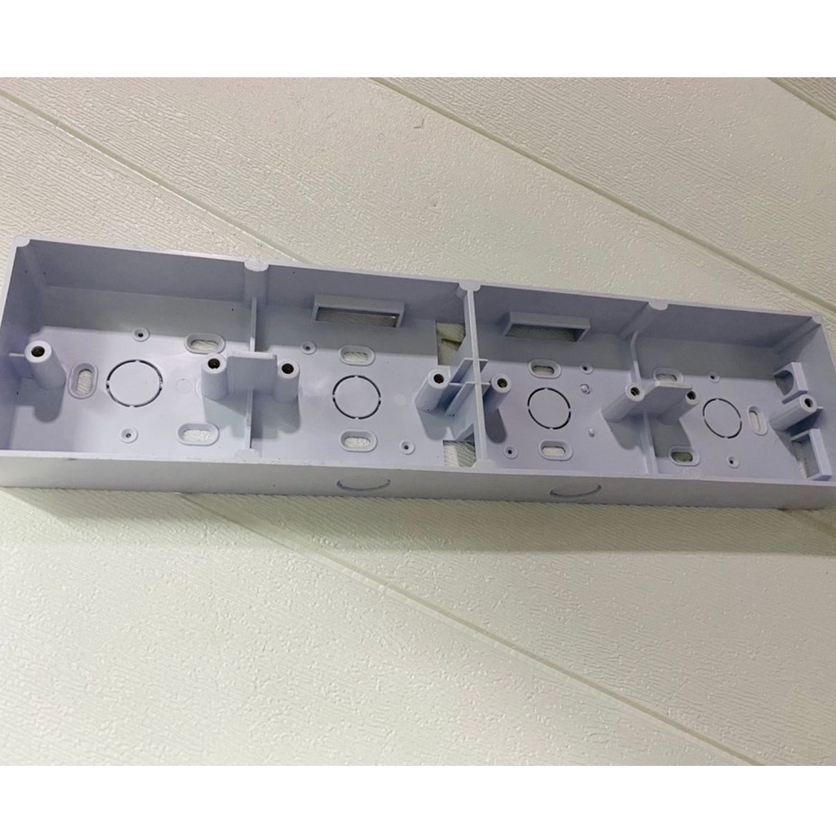 PVC 3X3 SURFACE NUT SWITCH BOX (GOLD BLACK GRAY WHITE)PLUG COVER ...