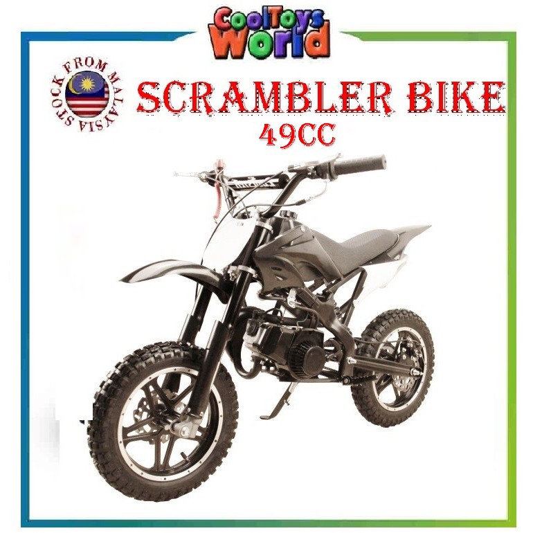 KIDS MINI SCRAMBLER BIKE 49CC PETROL OFF ROAD MOTORBIKE FOR KIDS ...