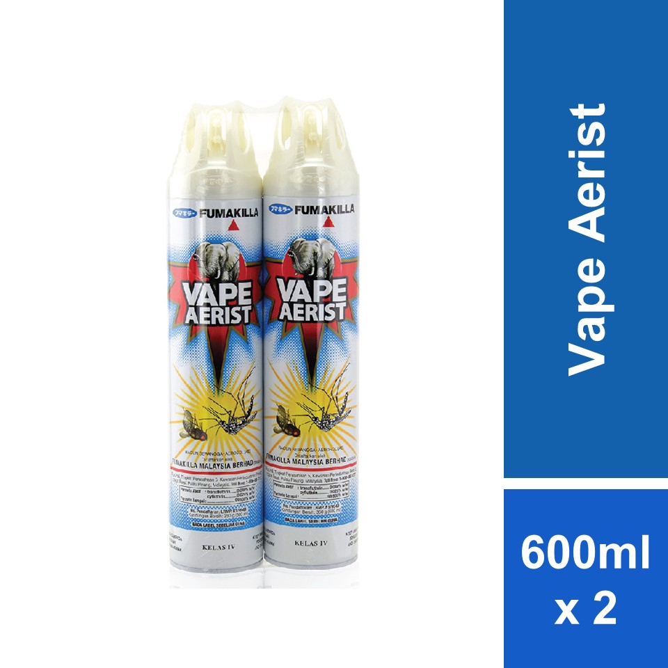 Fumakilla Vape Aerist 600ml Twin Pack | Shopee Malaysia