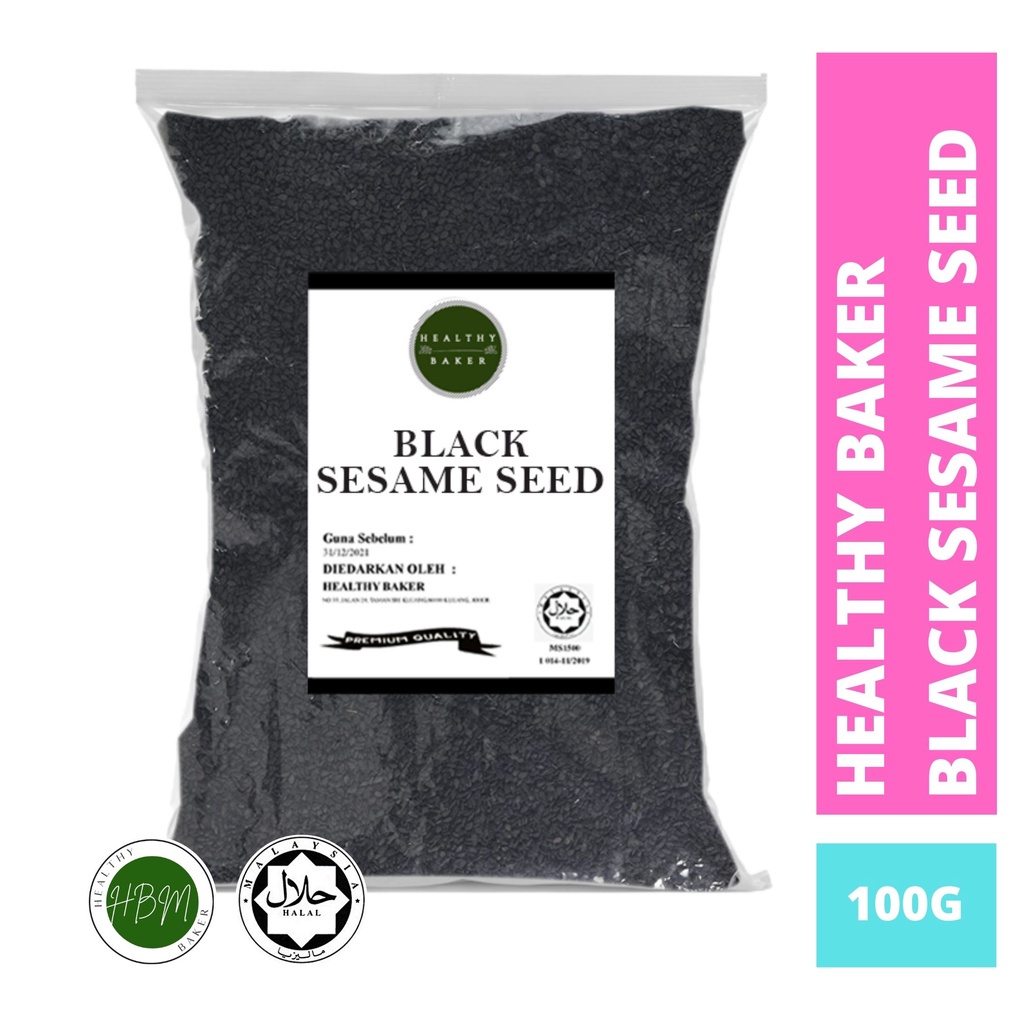 BLACK SESAME SEED HALAL / baking / Bijan Hitam / Halal | Shopee Malaysia