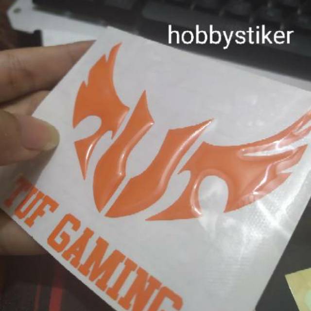 Embossed TUF Gaming asus stickers for pc laptops | Shopee Malaysia