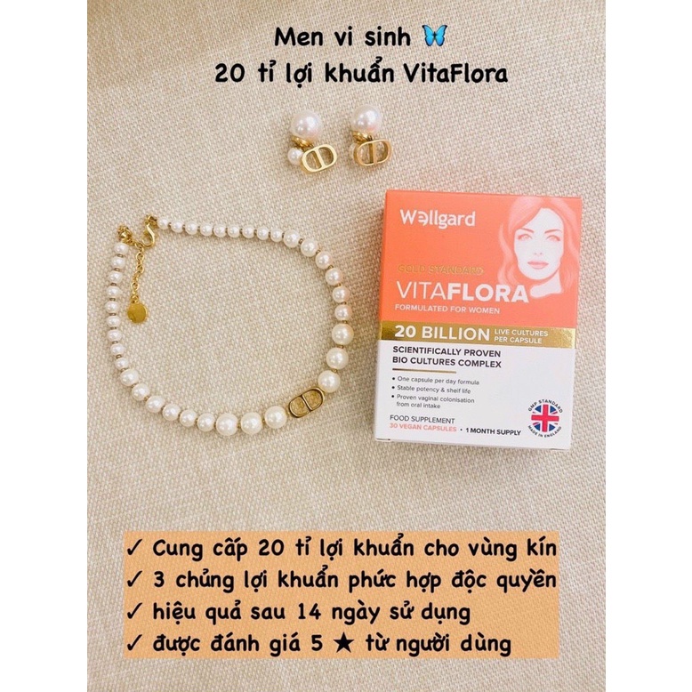 Vitaflora gynecological probiotics 20 billion CFU probiotics (distant date) | Shopee Malaysia