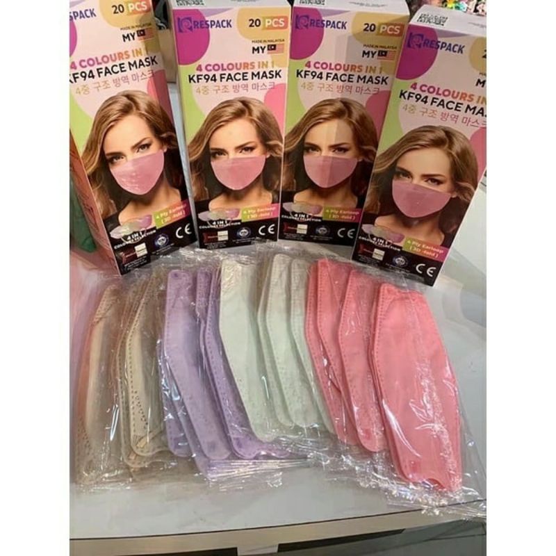 Respack KF94 Surgical Face Mask, Approved by Malaysia Medical | Shopee ...