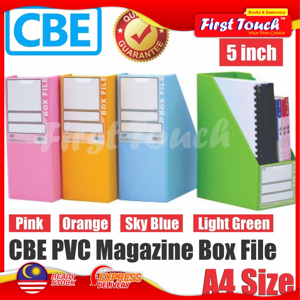 CBE PVC A4 Magazine Box File 5'' (06813) | Shopee Malaysia
