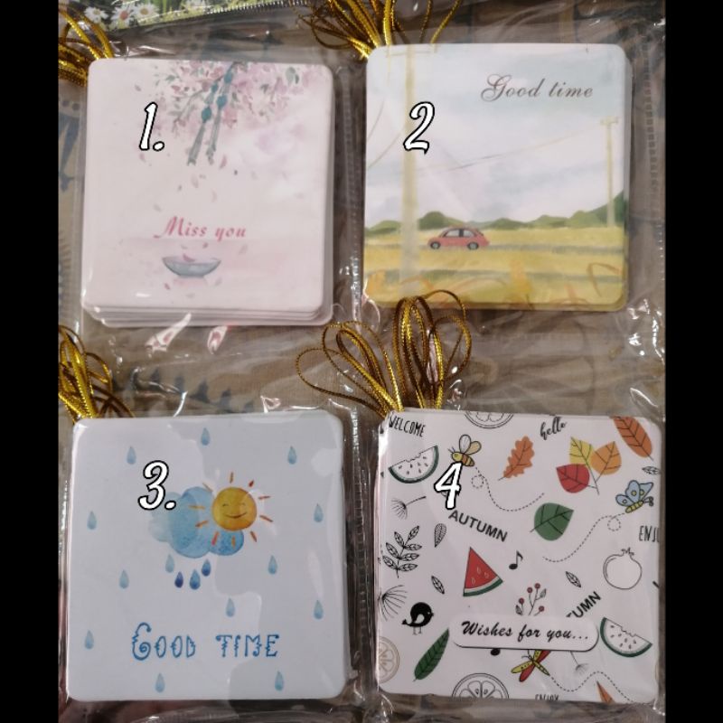 Best wishes card /for you/miss you/good time/good luck & etc / kad ...