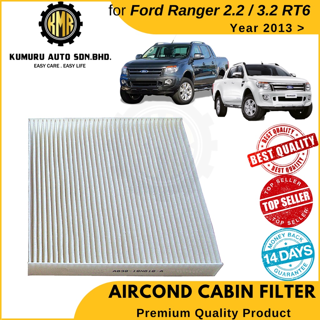 (1@pc) AB39-19N619-B Cabin Filter Aircon Filter Ford Ranger T6 T7 T8 ...