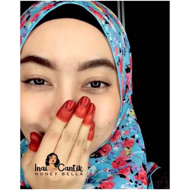 INAI DAUN CELUP 💚 INAI CANTIK HONEY BELLA | Shopee Malaysia