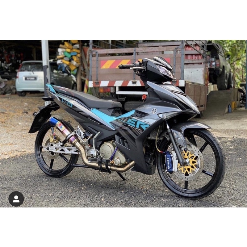 YAMAHA BODYSET Y15 Ysuku Y15zr V1 V2 EXCITER 2021 NEW DESIGN SPECIAL EDITION GREY STRIPE TANAM ...